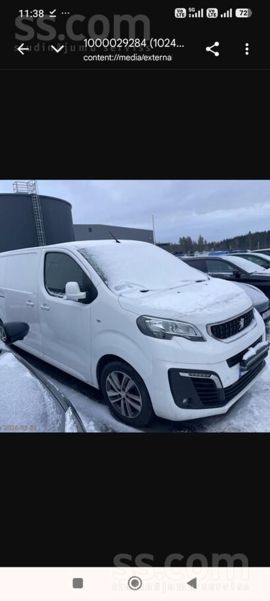 Balts Peugeot Expert 2017 Jūrmala, ar dzinēja tilpumu 2.00 L un nobraukumu 0 tūkst. km par 4950 €, foto 3 vietnē AUTOMOTO.COM.LV