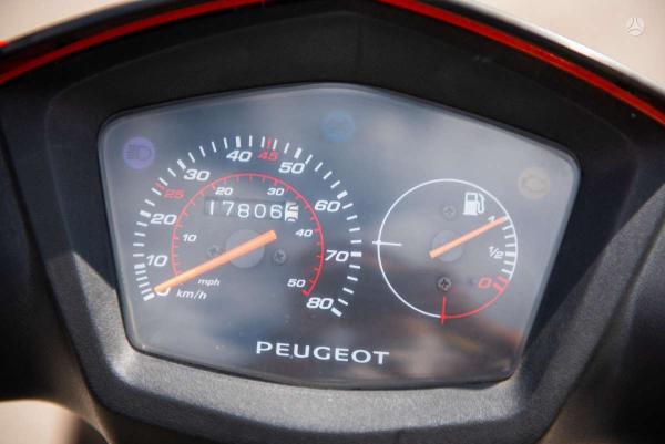 Red Peugeot Kisbee 2018 in Kaunas, with an engine capacity of 49.00 L and mileage of 18 thousand km for 600 €, photo 10 on AUTOMOTO.COM.LV