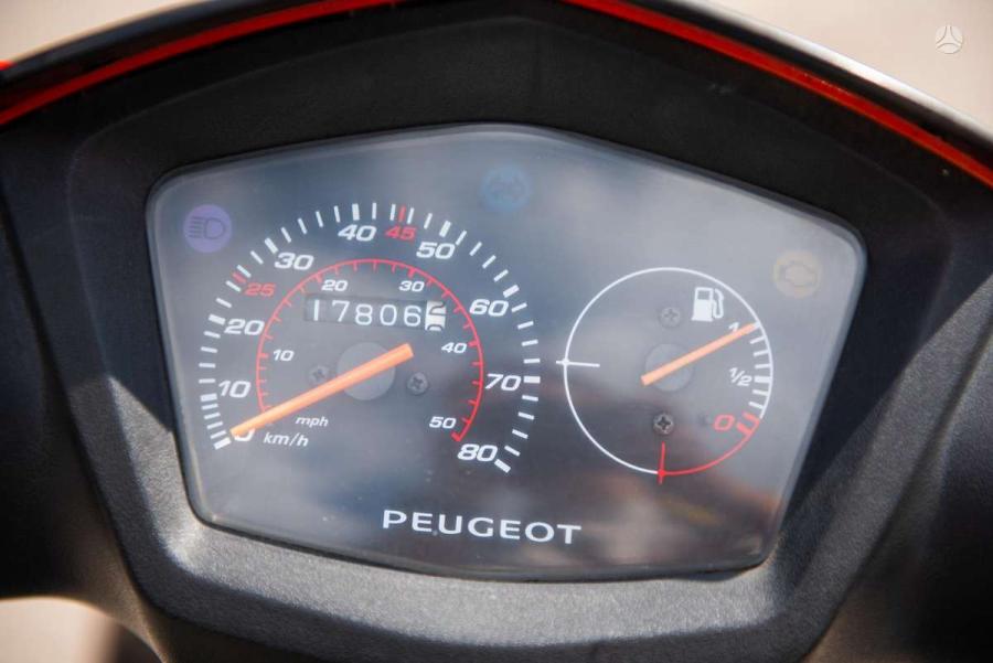 Red Peugeot Kisbee 2018 in Kaunas, with an engine capacity of 49.00 L and mileage of 18 thousand km for 600 €, photo 11 on AUTOMOTO.COM.LV