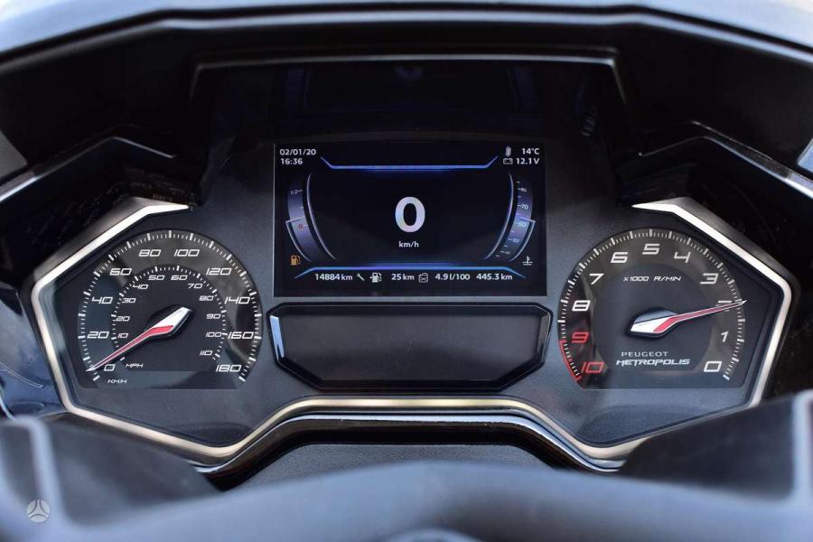 Balts Peugeot Metropolis 2020 Kretinga, ar dzinēja tilpumu 0.40 L un nobraukumu 15 tūkst. km par 5200 €, foto 8 vietnē AUTOMOTO.COM.LV