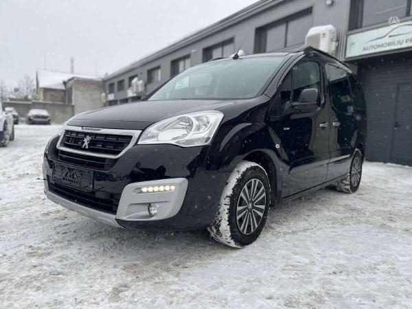Black Peugeot Partner 2018 in Siauliai, with an engine capacity of 1.20 L and mileage of 160 thousand km for 5350 €, photo 1 on AUTOMOTO.COM.LV