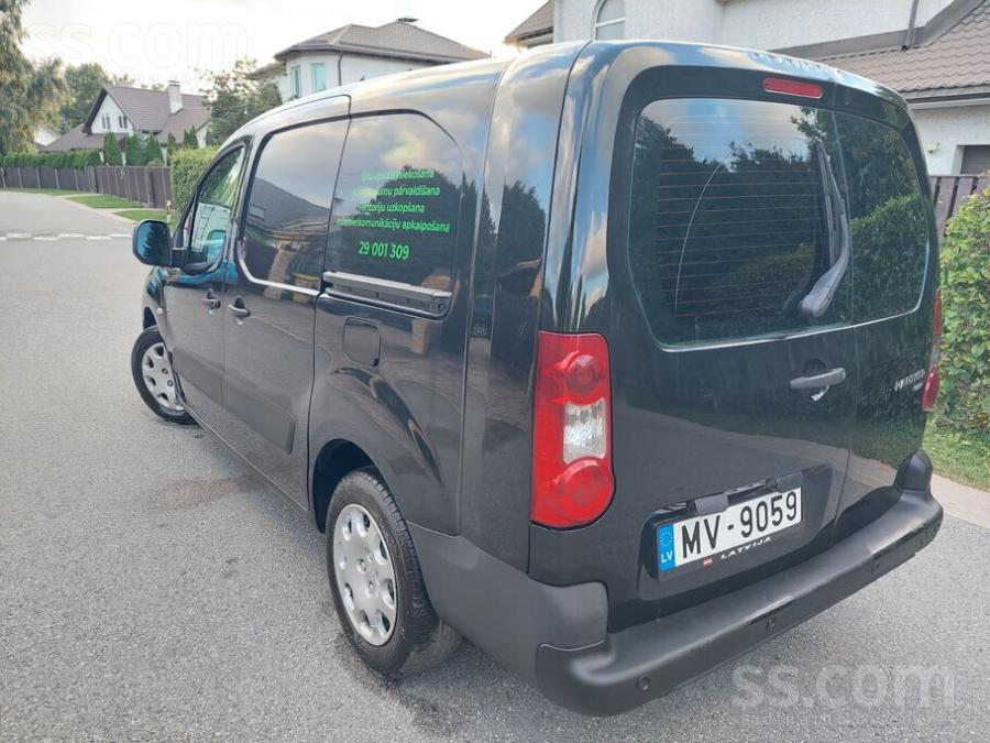 Black Peugeot Partner 2010 in Riga, with an engine capacity of 1.60 L and mileage of 0 thousand km for 1185 €, photo 5 on AUTOMOTO.COM.LV