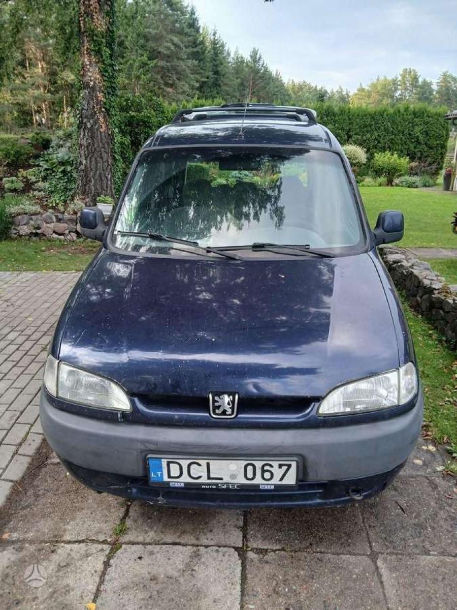 Blue Peugeot Partner 2000 in Vilnius, with an engine capacity of 2.00 L and mileage of 250 thousand km for 499 €, photo 9 on AUTOMOTO.COM.LV
