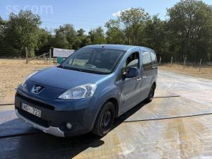 Blue Peugeot Partner 2009 in Riga, with an engine capacity of 1.60 L and mileage of 282 thousand km for 2200 €, photo  on AUTOMOTO.COM.LV