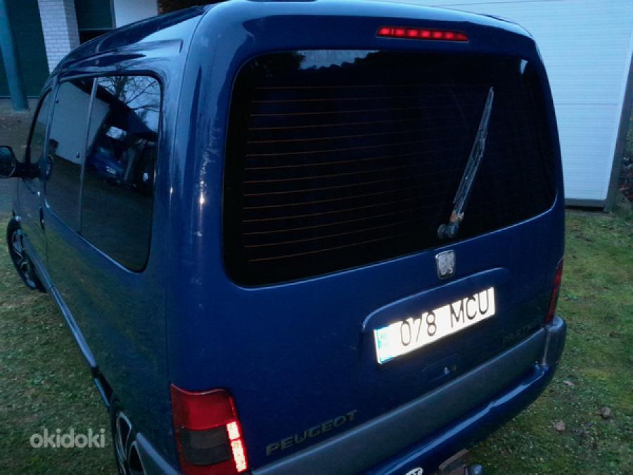 Blue Peugeot Partner 2001 in Tartu, with an engine capacity of 0.00 L and mileage of 209 thousand km for 1500 €, photo 6 on AUTOMOTO.COM.LV