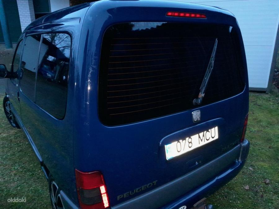 Blue Peugeot Partner 2001 in Tartu, with an engine capacity of 0.00 L and mileage of 209 thousand km for 1500 €, photo 12 on AUTOMOTO.COM.LV
