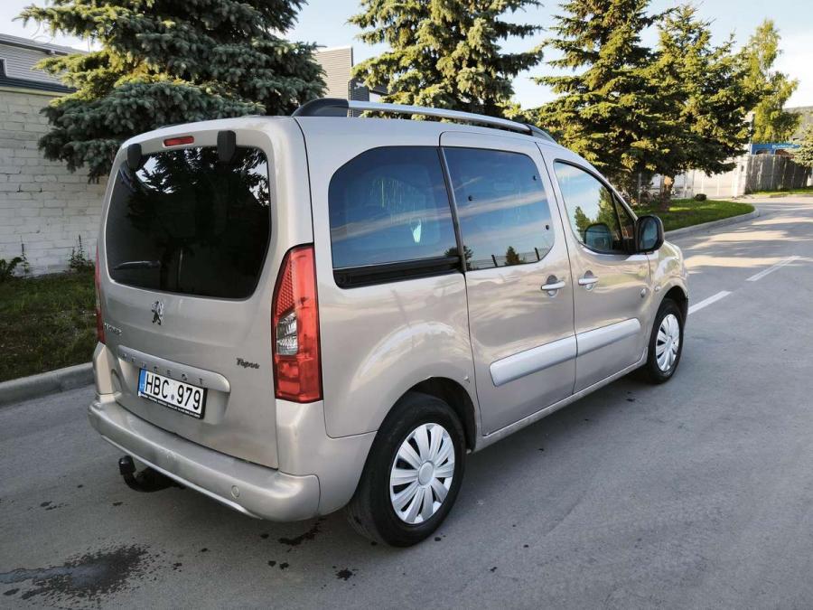 Brūns Peugeot Partner 2011 Šauļi, ar dzinēja tilpumu 1.60 L un nobraukumu 200 tūkst. km par 2400 €, foto 6 vietnē AUTOMOTO.COM.LV