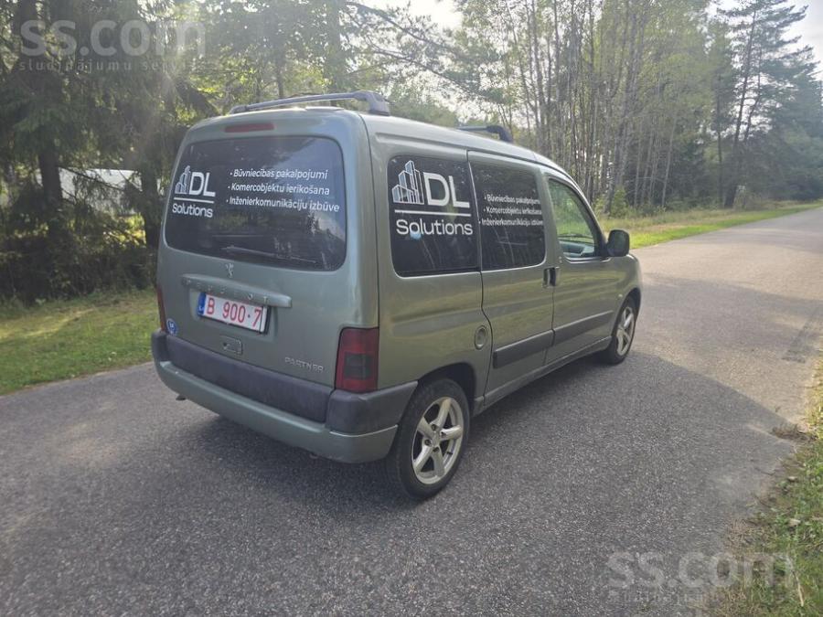 Green Peugeot Partner 2006 in Riga, with an engine capacity of 1.60 L and mileage of 0 thousand km for 1490 €, photo 5 on AUTOMOTO.COM.LV