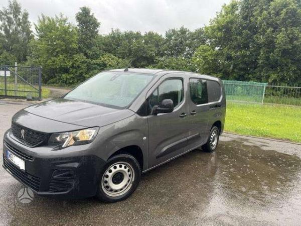 Pelēks Peugeot Partner 2022 Viļņa, ar dzinēja tilpumu 1.50 L un nobraukumu 266 tūkst. km par 10400 €, foto 2 vietnē AUTOMOTO.COM.LV