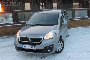 Grey Peugeot Partner 2016 in Riga, with an engine capacity of 1.60 L and mileage of 0 thousand km for 5350 €, photo  on AUTOMOTO.COM.LV