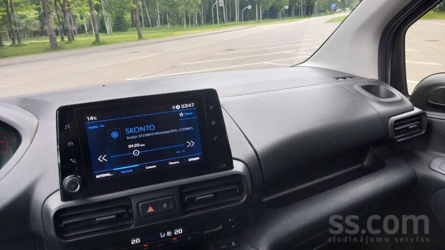 Grey Peugeot Partner 2019 in Aluksne, with an engine capacity of 1.50 L and mileage of 0 thousand km for 9300 €, photo 21 on AUTOMOTO.COM.LV