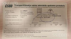 Grey Peugeot Partner 2014 in Riga, with an engine capacity of 1.60 L and mileage of 117 thousand km for 4300 €, photo 15 on AUTOMOTO.COM.LV