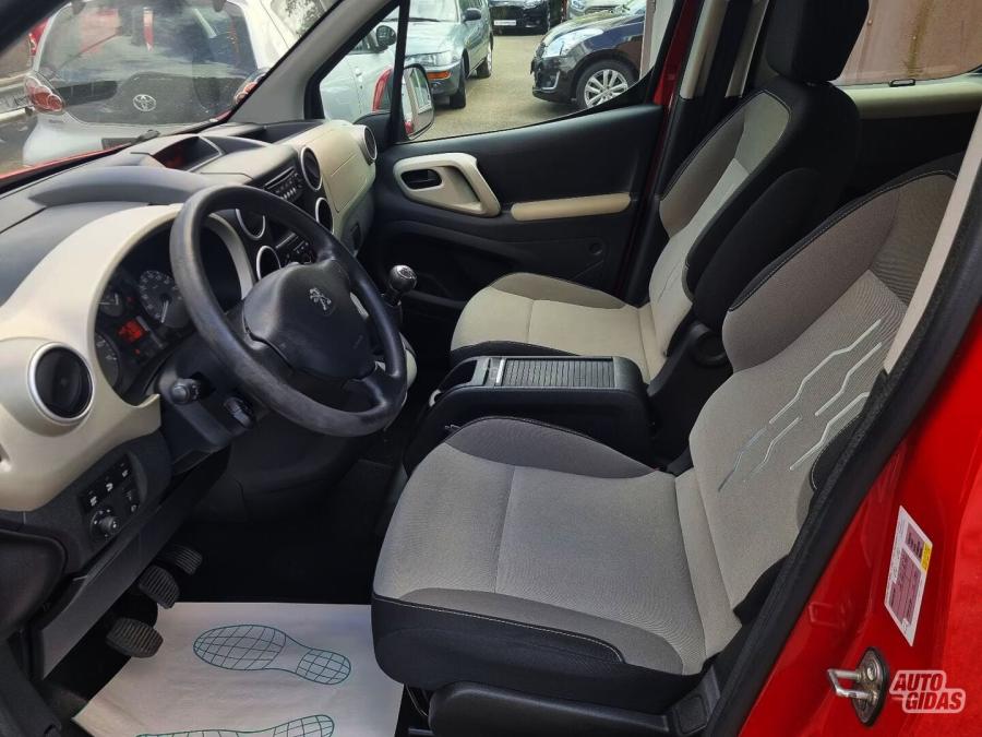 Sarkans Peugeot Partner 2014 Ukmergė, ar dzinēja tilpumu 1.60 L un nobraukumu 290 tūkst. km par 4500 €, foto 10 vietnē AUTOMOTO.COM.LV