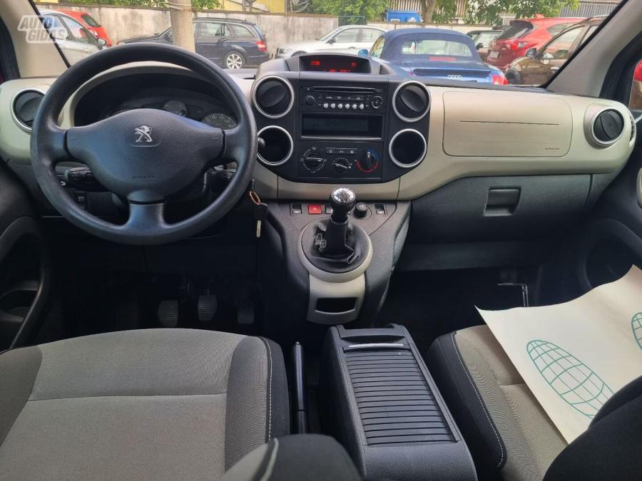 Sarkans Peugeot Partner 2014 Ukmergė, ar dzinēja tilpumu 1.60 L un nobraukumu 290 tūkst. km par 4500 €, foto 12 vietnē AUTOMOTO.COM.LV