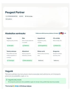 Красный Пежо Partner 2014 в Укмерге, объемом двигателя 1.60 л и пробегом 290 тыс. км за 4500 €, фото 13 на AUTOMOTO.COM.LV