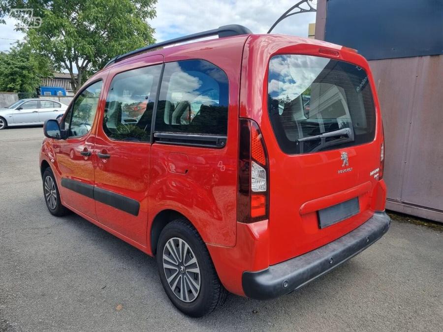 Sarkans Peugeot Partner 2014 Ukmergė, ar dzinēja tilpumu 1.60 L un nobraukumu 294 tūkst. km par 4200 €, foto 3 vietnē AUTOMOTO.COM.LV