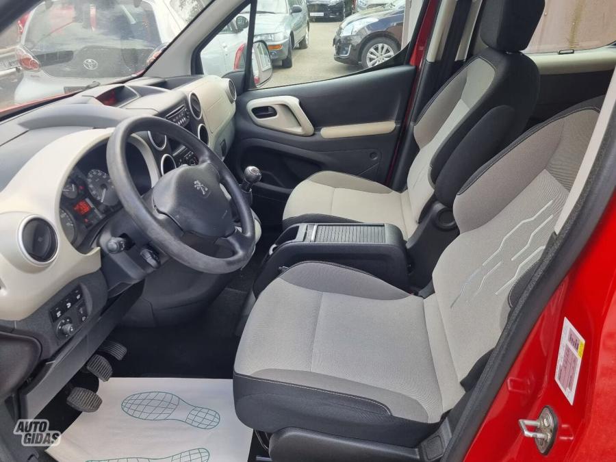 Sarkans Peugeot Partner 2014 Ukmergė, ar dzinēja tilpumu 1.60 L un nobraukumu 294 tūkst. km par 4200 €, foto 8 vietnē AUTOMOTO.COM.LV