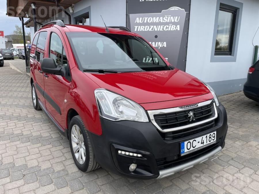 Sarkans Peugeot Partner 2016 Talsi, ar dzinēja tilpumu 1.60 L un nobraukumu 267 tūkst. km par 4990 €, foto 1 vietnē AUTOMOTO.COM.LV