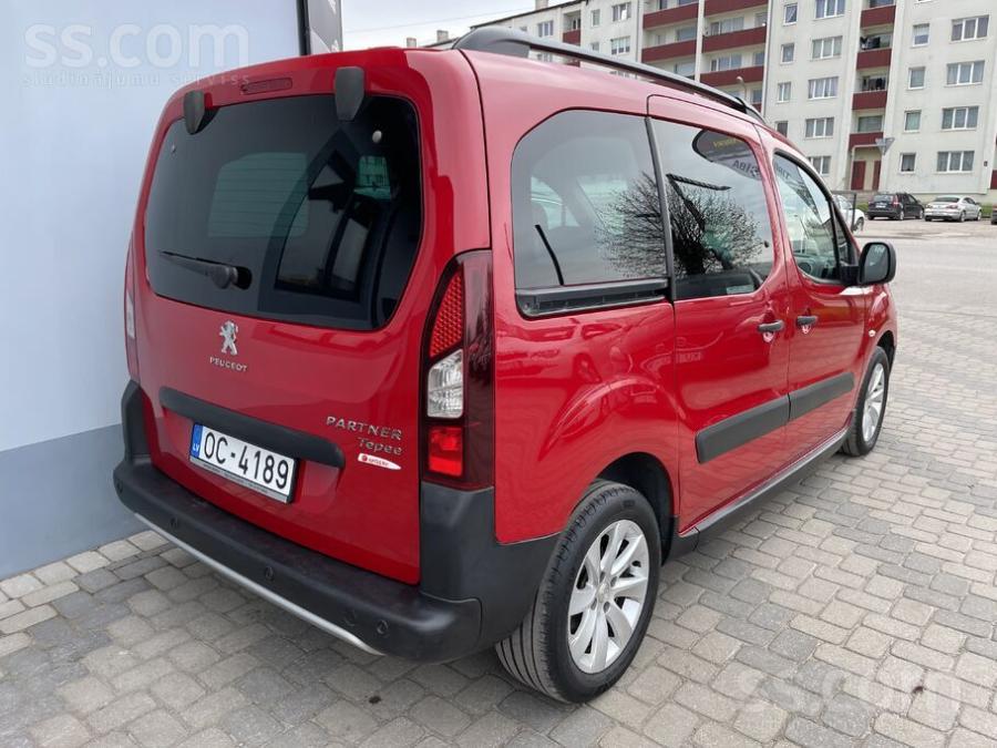 Sarkans Peugeot Partner 2016 Talsi, ar dzinēja tilpumu 1.60 L un nobraukumu 267 tūkst. km par 4990 €, foto 3 vietnē AUTOMOTO.COM.LV