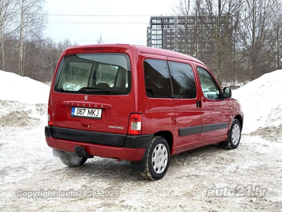 Red Peugeot Partner 2007 in Tallinn, with an engine capacity of 1.60 L and mileage of 0 thousand km for 1400 €, photo 3 on AUTOMOTO.COM.LV