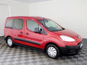 Sarkans Peugeot Partner 2009 Tallina, ar dzinēja tilpumu 1.60 L un nobraukumu 315 tūkst. km par 1699 €, foto  vietnē AUTOMOTO.COM.LV