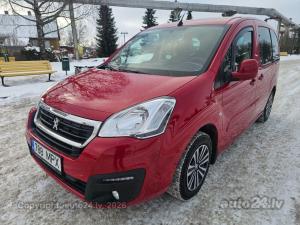 Sarkans Peugeot Partner 2016 Paide, ar dzinēja tilpumu 1.60 L un nobraukumu 138 tūkst. km par 7650 €, foto  vietnē AUTOMOTO.COM.LV