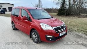 Sarkans Peugeot Partner 2018 Tallina, ar dzinēja tilpumu 1.60 L un nobraukumu 357 tūkst. km par 5300 €, foto  vietnē AUTOMOTO.COM.LV