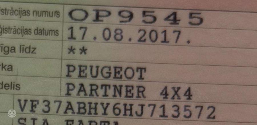 Balts Peugeot Partner 2017 Kauņa, ar dzinēja tilpumu 0.00 L un nobraukumu 154 tūkst. km par 5850 €, foto 7 vietnē AUTOMOTO.COM.LV