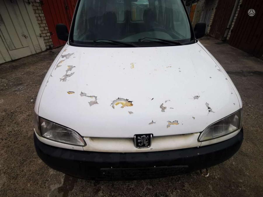 Белый Пежо Partner 2002 в Каунас, объемом двигателя 1.90 л и пробегом 369 тыс. км за 299 €, фото 8 на AUTOMOTO.COM.LV