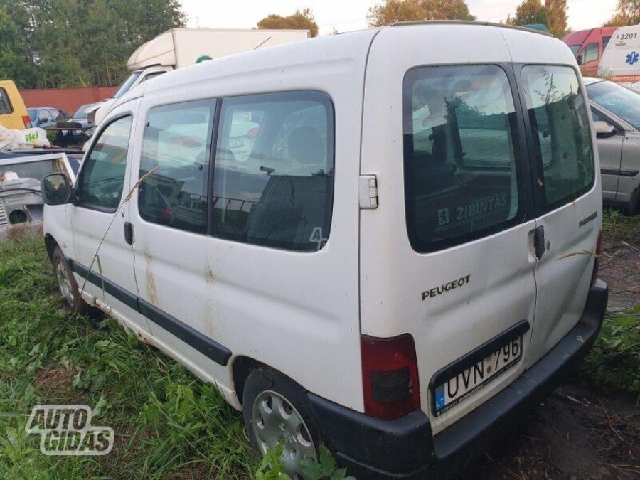Белый Пежо Partner 2003 в Вильнюс, объемом двигателя 1.90 л и пробегом 239 тыс. км за 80 €, фото 4 на AUTOMOTO.COM.LV