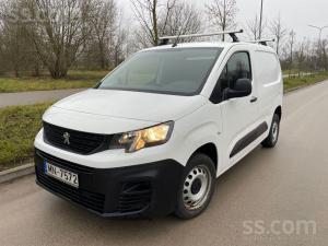 White Peugeot Partner 2020 in Riga, with an engine capacity of 1.50 L and mileage of 115 thousand km for 7990 €, photo  on AUTOMOTO.COM.LV