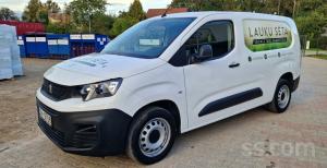 White Peugeot Partner 2020 in Dobele, with an engine capacity of 1.50 L and mileage of 142 thousand km for 8990 €, photo 3 on AUTOMOTO.COM.LV