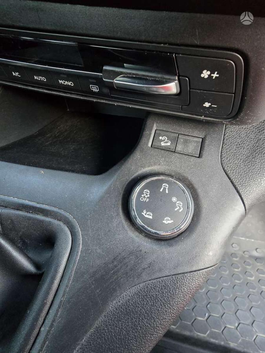 Белый Пежо Partner 2021 в Вильнюс, объемом двигателя 1.56 л и пробегом 162 тыс. км за 9499 €, фото 9 на AUTOMOTO.COM.LV