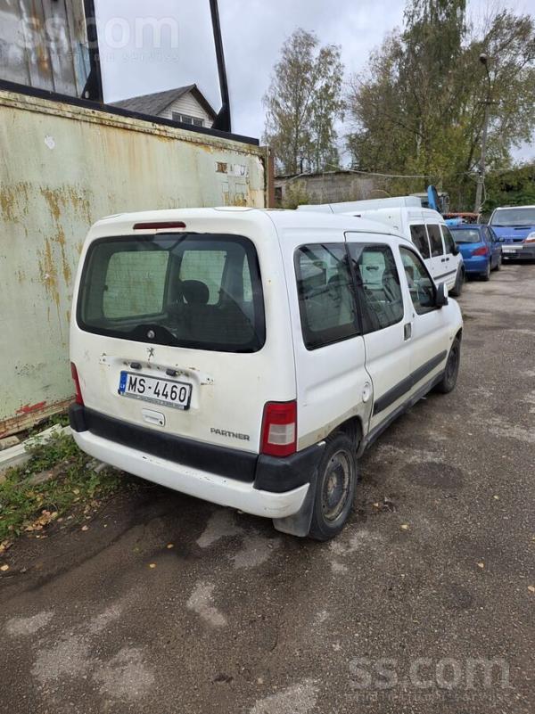 Белый Пежо Partner 2006 в Даугавпилс, объемом двигателя 1.40 л и пробегом 0 тыс. км за 400 €, фото 3 на AUTOMOTO.COM.LV
