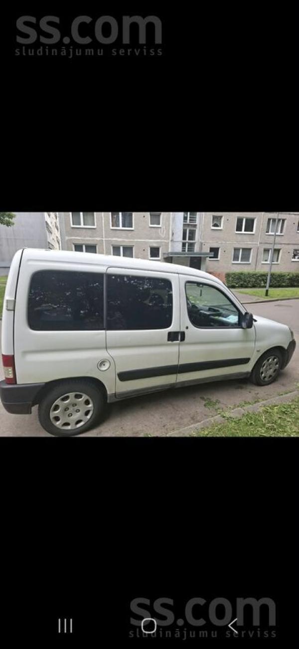Белый Пежо Partner 2007 в Рига, объемом двигателя 1.40 л и пробегом 218 тыс. км за 1349 €, фото 1 на AUTOMOTO.COM.LV