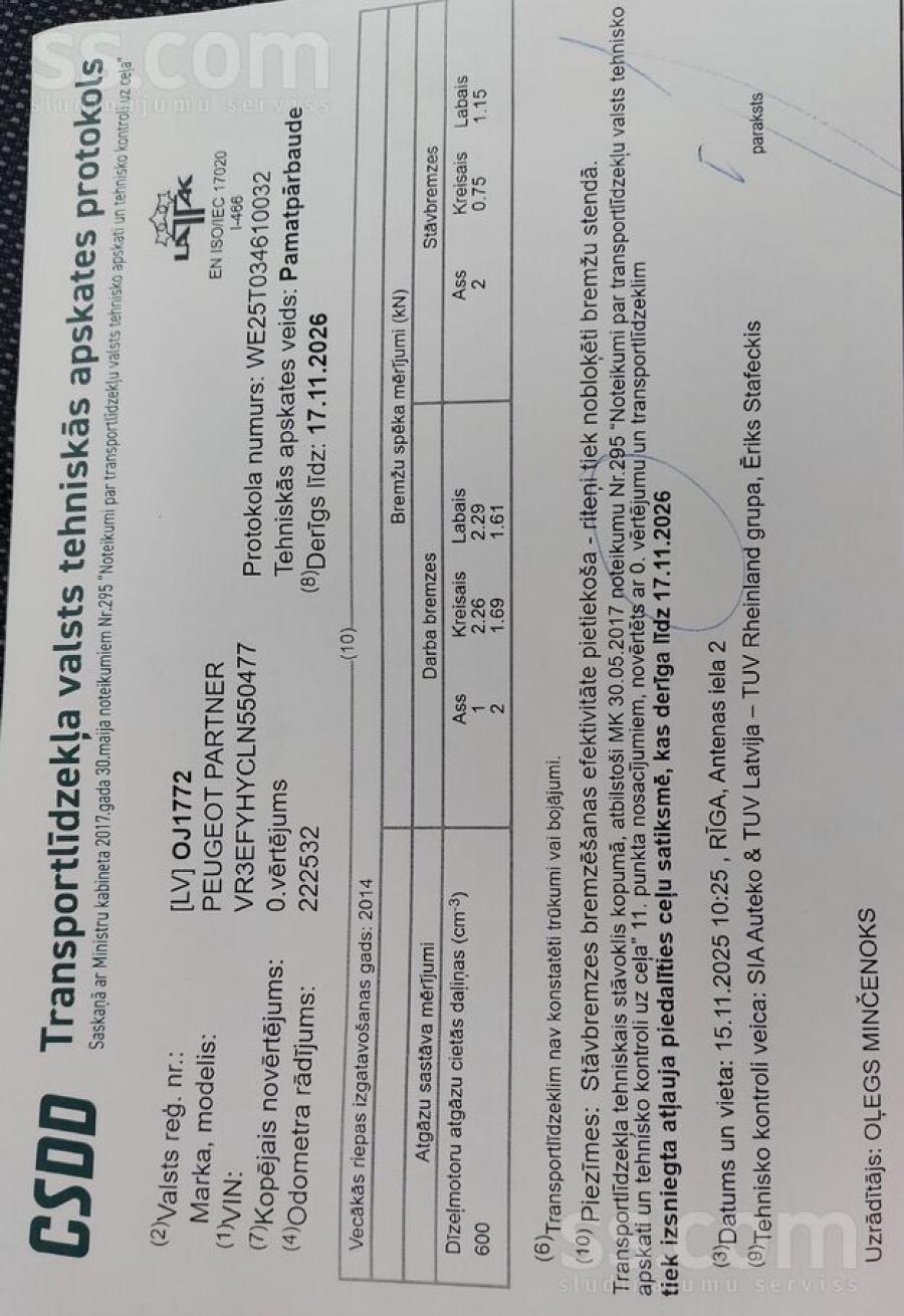 Белый Пежо Partner 2020 в Рига, объемом двигателя 1.50 л и пробегом 0 тыс. км за 7985 €, фото 29 на AUTOMOTO.COM.LV