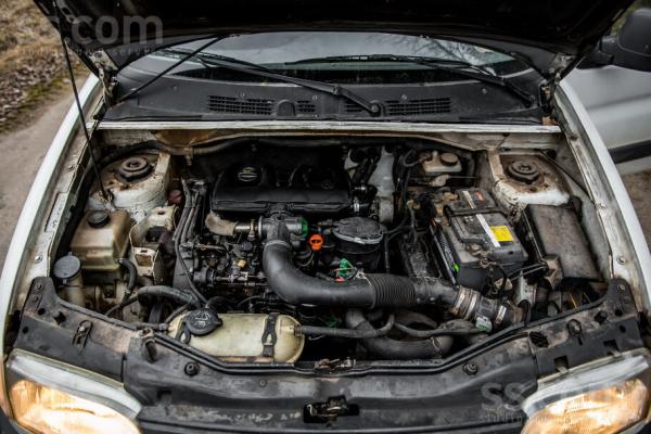 White Peugeot Partner 2001 in Daugavpils, with an engine capacity of 1.90 L and mileage of 338 thousand km for 1300 €, photo 10 on AUTOMOTO.COM.LV