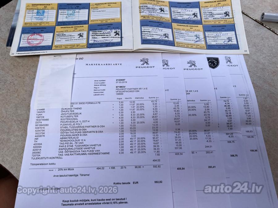 Balts Peugeot Partner 2007 Paide, ar dzinēja tilpumu 1.40 L un nobraukumu 197 tūkst. km par 2399 €, foto 22 vietnē AUTOMOTO.COM.LV