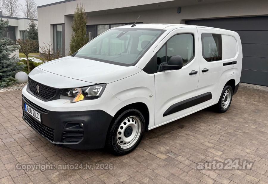 White Peugeot Partner 2021 in Parnu, with an engine capacity of 1.50 L and mileage of 171 thousand km for 10800 €, photo 1 on AUTOMOTO.COM.LV