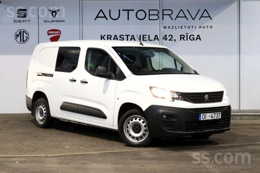 Balts Peugeot Partner 2022 Rīga, ar dzinēja tilpumu 1.50 L un nobraukumu 144 tūkst. km par 14900 €, foto 3 vietnē AUTOMOTO.COM.LV