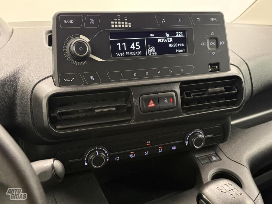 Balts Peugeot Partner 2023 Viļņa, ar dzinēja tilpumu 1.50 L un nobraukumu 223 tūkst. km par 10990 €, foto 14 vietnē AUTOMOTO.COM.LV