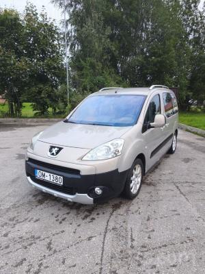 Dzeltens Peugeot Partner 2009 Rīga, ar dzinēja tilpumu 1.60 L un nobraukumu 317 tūkst. km par 2900 €, foto  vietnē AUTOMOTO.COM.LV