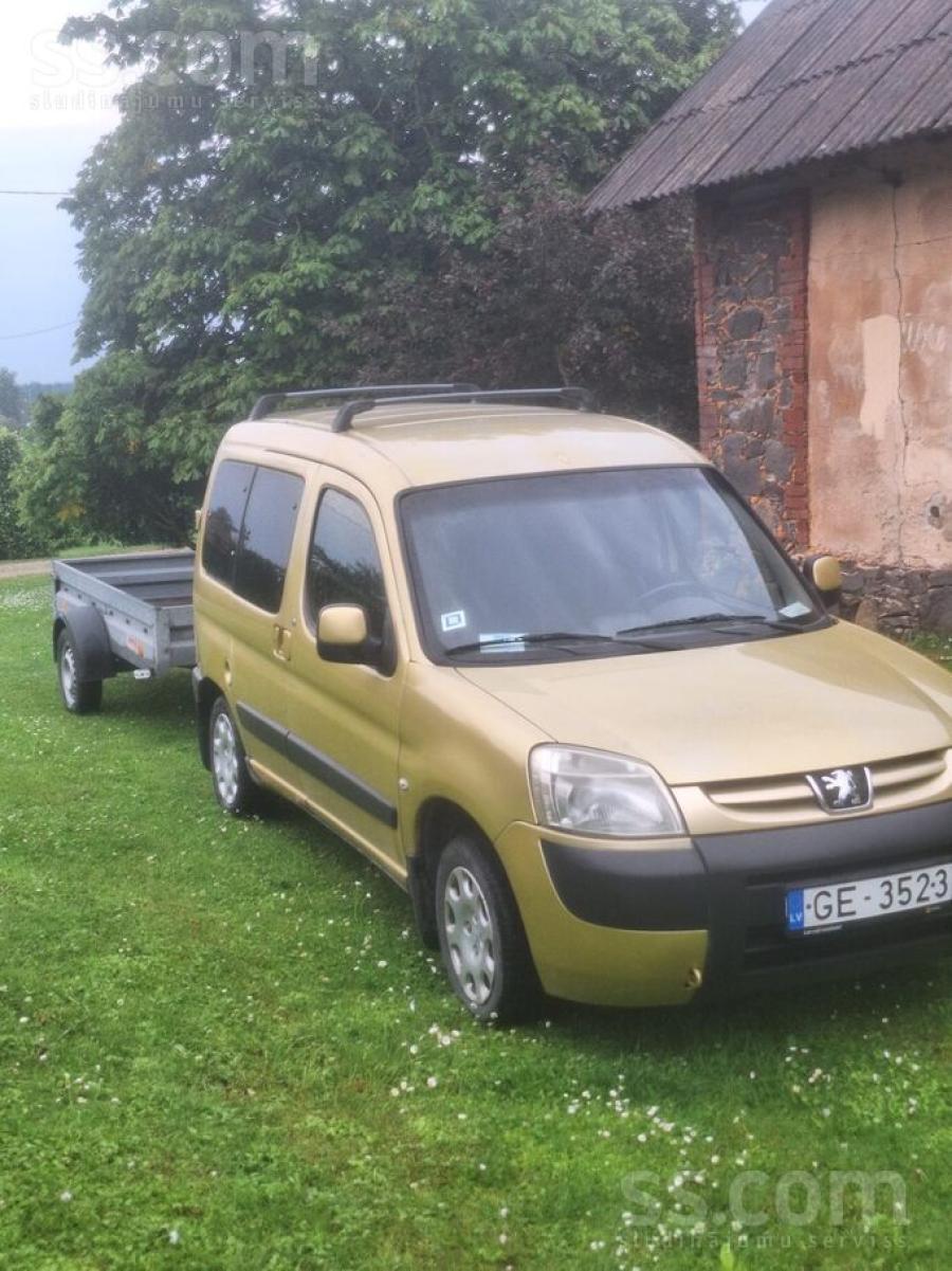 Dzeltens Peugeot Partner 2006 Jelgava, ar dzinēja tilpumu 1.40 L un nobraukumu 254 tūkst. km par 1000 €, foto 1 vietnē AUTOMOTO.COM.LV