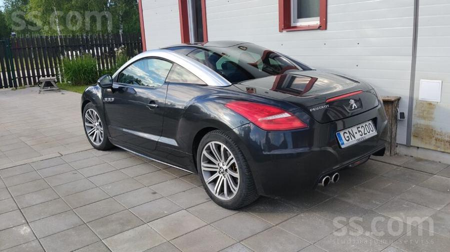Melns Peugeot RCZ 2010 Jelgava, ar dzinēja tilpumu 1.60 L un nobraukumu 210 tūkst. km par 4690 €, foto 3 vietnē AUTOMOTO.COM.LV