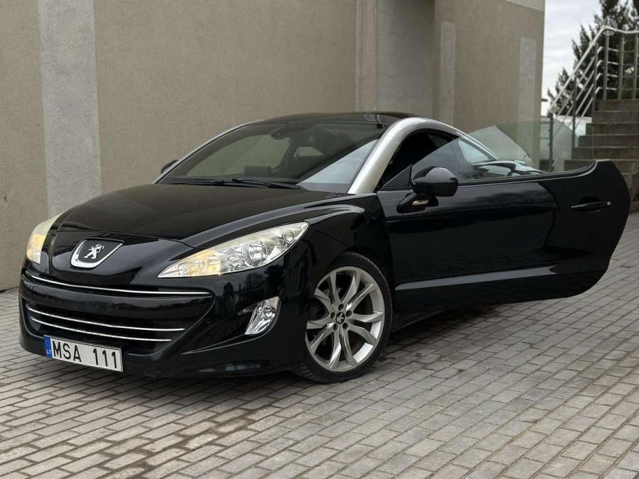 Black Peugeot RCZ 2011 in Kaunas, with an engine capacity of 1.60 L and mileage of 184 thousand km for 6600 €, photo 13 on AUTOMOTO.COM.LV
