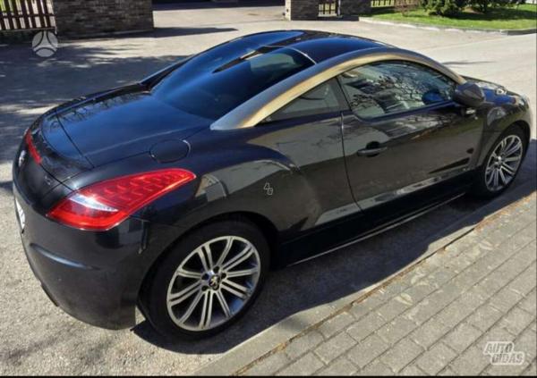 Melns Peugeot RCZ 2012 Kauņa, ar dzinēja tilpumu 1.60 L un nobraukumu 240 tūkst. km par 6200 €, foto 2 vietnē AUTOMOTO.COM.LV