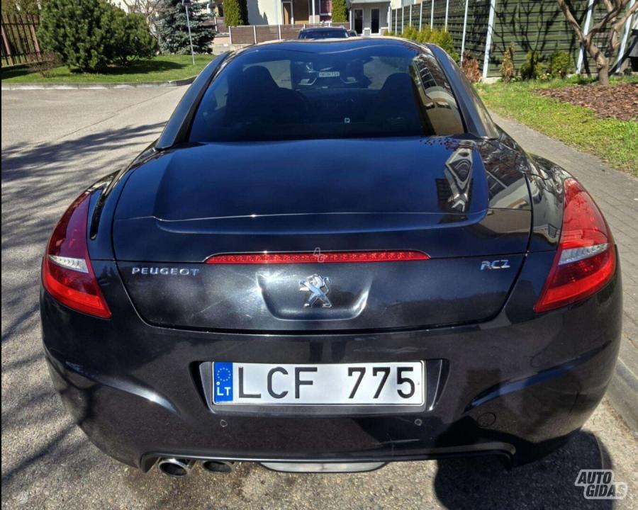 Black Peugeot RCZ 2012 in Kaunas, with an engine capacity of 1.60 L and mileage of 240 thousand km for 6200 €, photo 7 on AUTOMOTO.COM.LV