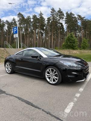 Melns Peugeot RCZ 2013 Rīga, ar dzinēja tilpumu 1.60 L un nobraukumu 156 tūkst. km par 9700 €, foto  vietnē AUTOMOTO.COM.LV