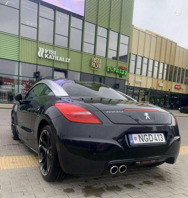 Black Peugeot RCZ 2011 in Vilnius, with an engine capacity of 1.60 L and mileage of 199 thousand km for 6199 €, photo 1 on AUTOMOTO.COM.LV