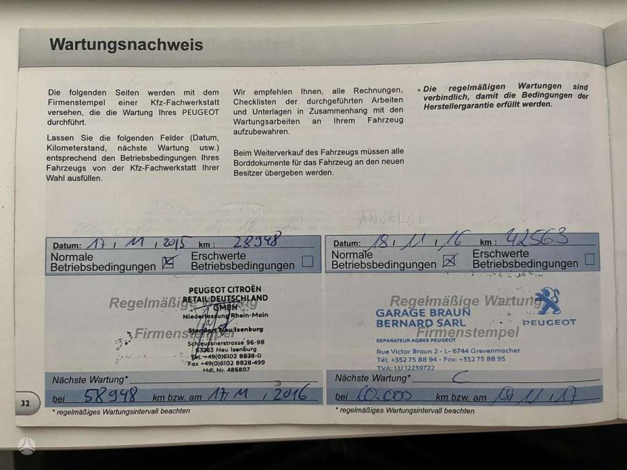 Синий Пежо РЦЗ 2014 в Вильнюс, объемом двигателя 2.00 л и пробегом 136 тыс. км за 8450 €, фото 28 на AUTOMOTO.COM.LV